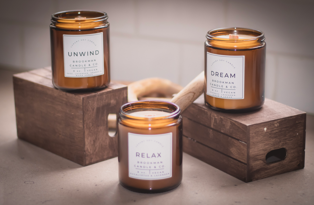 Natural Coconut Soy Candles – Brookman Candle & CO.